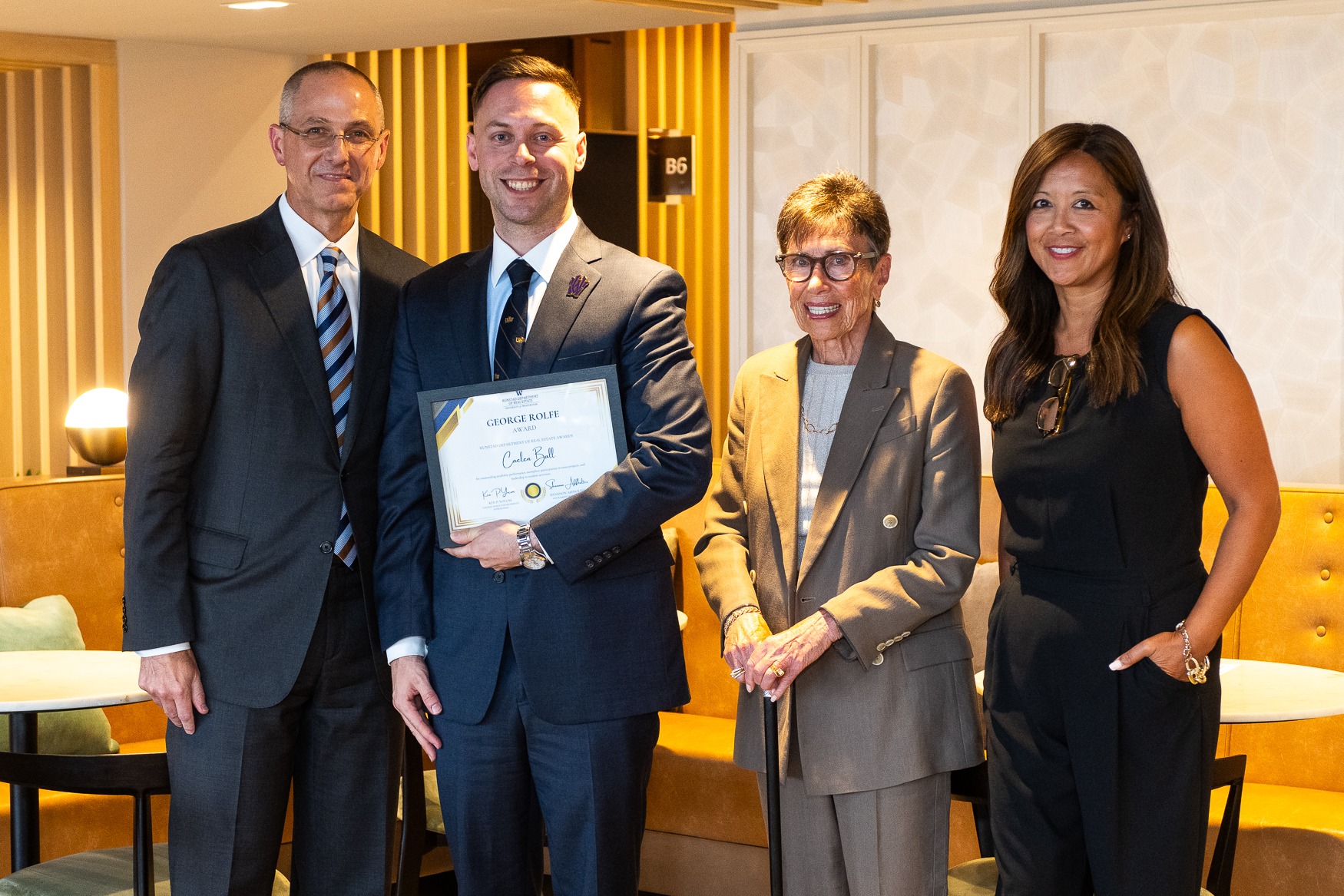 Honoring the Runstad Class of 2025 - UW College of Built Environments